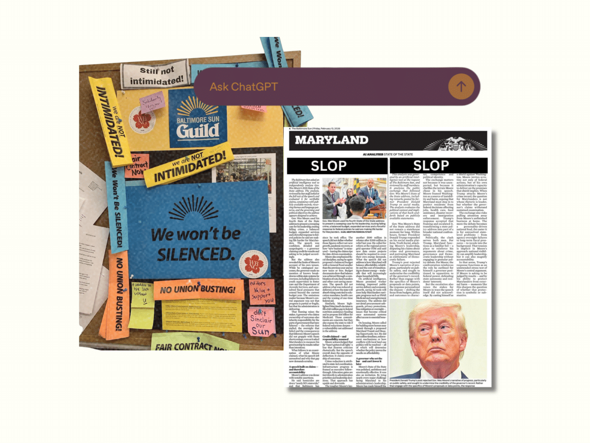 Baltimore Sun turns to generative AI for political analyses